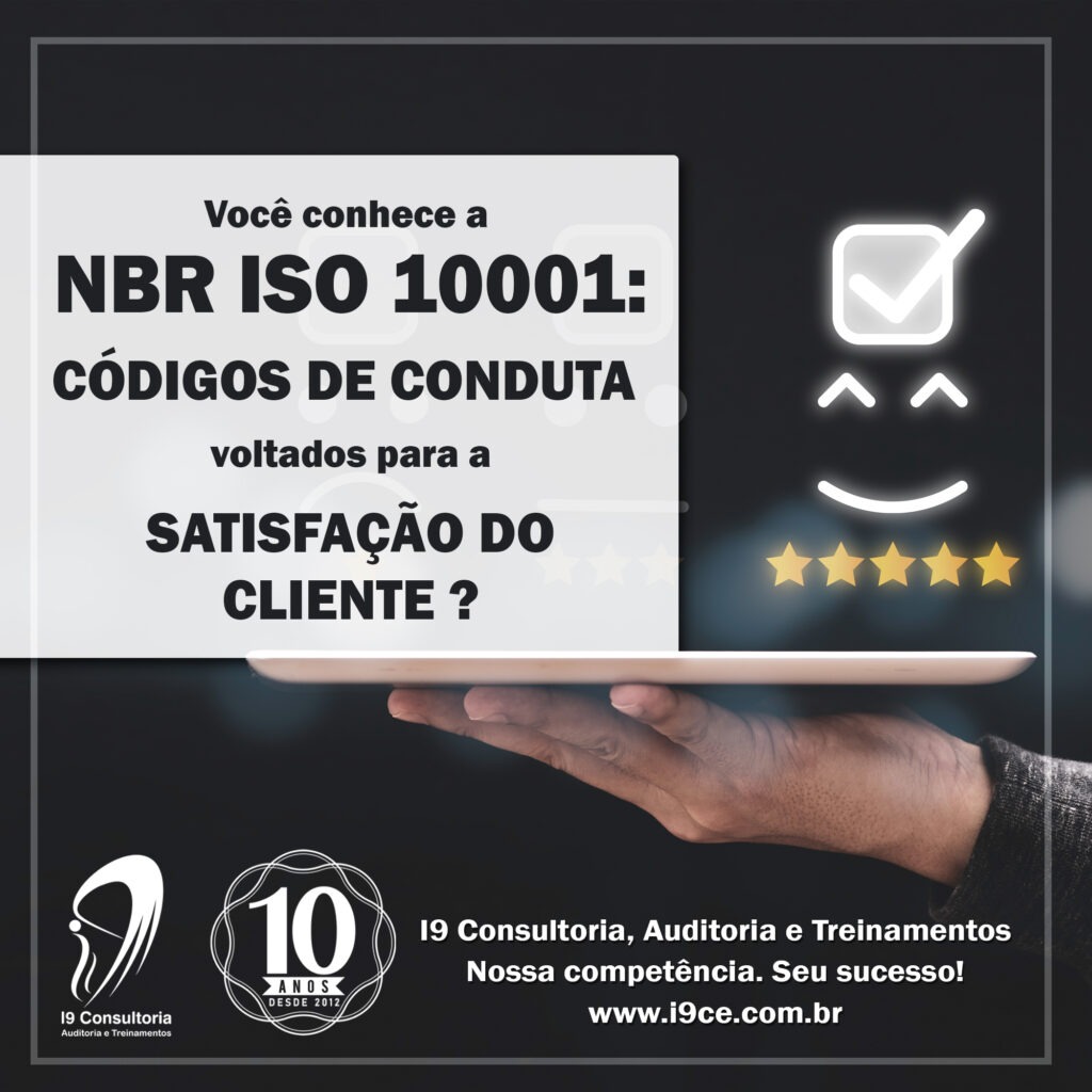 NBR ISO 10001 - Gestão da qualidade - Satisfação do cliente - I9 ...
