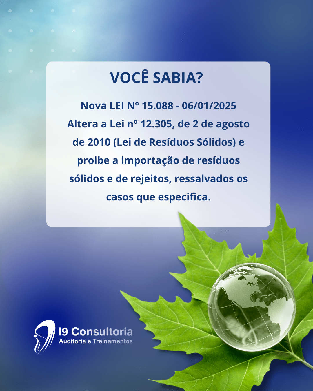 lei-15088-residuos-solidos-2025 - I9 Consultoria Empresarial - OEA Group